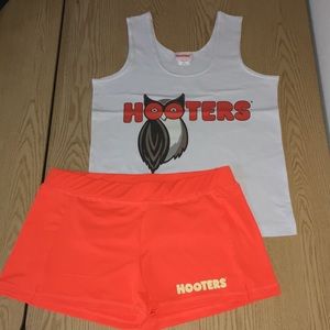 Hooters | Tops | New Hooters Girl Rare 2pc Uniform Outfit Tank Shorts ...